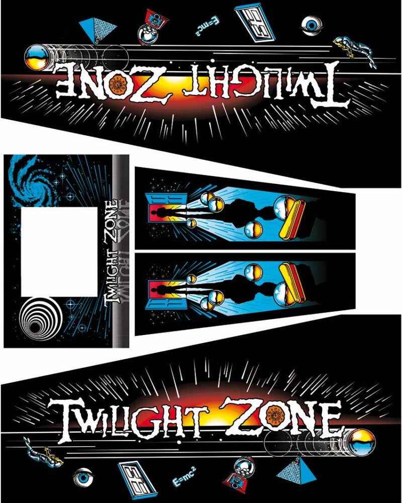 Twilight Zone Cabinet Decals | Pinball Haus