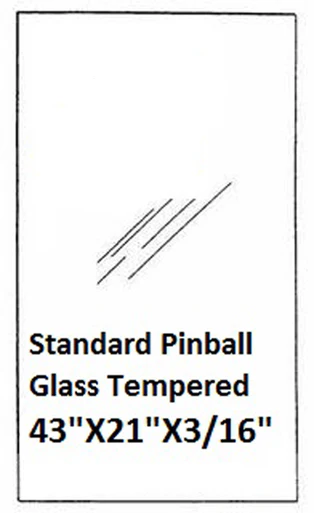 Standard Replacement Pinball Glass | Pinball Haus