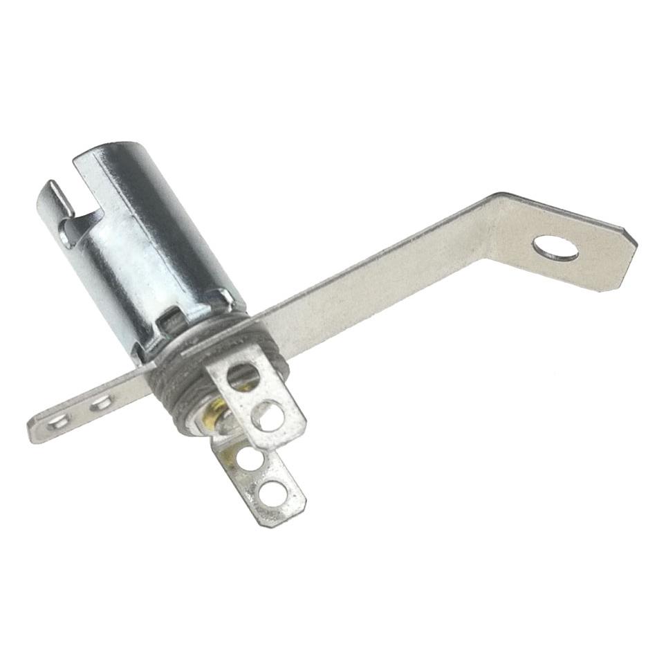 Miniature Bayonet 3-Lead Lamp Socket Long Bracket 24-8793 | Pinball Haus